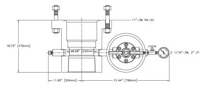 China CASING HEAD HOUSING KSB-2, 9-5/8" BTC X 11" 3M FLANGE TOP for sale