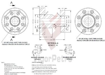 China CROSSOVER, 5K, 3-1/8" TO 2-1/16", WITH BOLTS & NUTS for sale