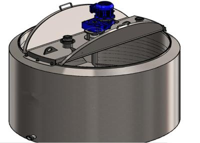 Cina Un tipo rivestito di 316 304 dell'acciaio inossidabile del gelato carri armati di miscelazione/carro armato di maturazione in vendita