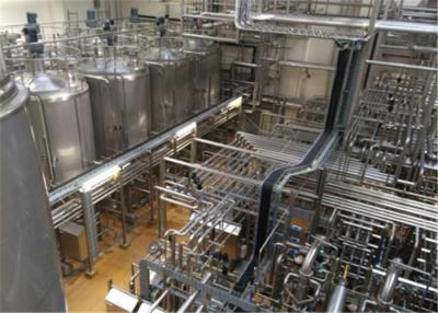 China Stainless Steel Fruit Juice Production Line , UHT Yogurt Production Machine for sale