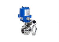 China Electric Actuated Butterfly Valve DN20-DN108 with 0-1.6MPa Pressure Rating for Sanitary Applications for sale