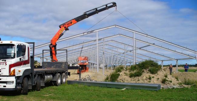 long span prefabricated steel structure warehouse/workshop/shed