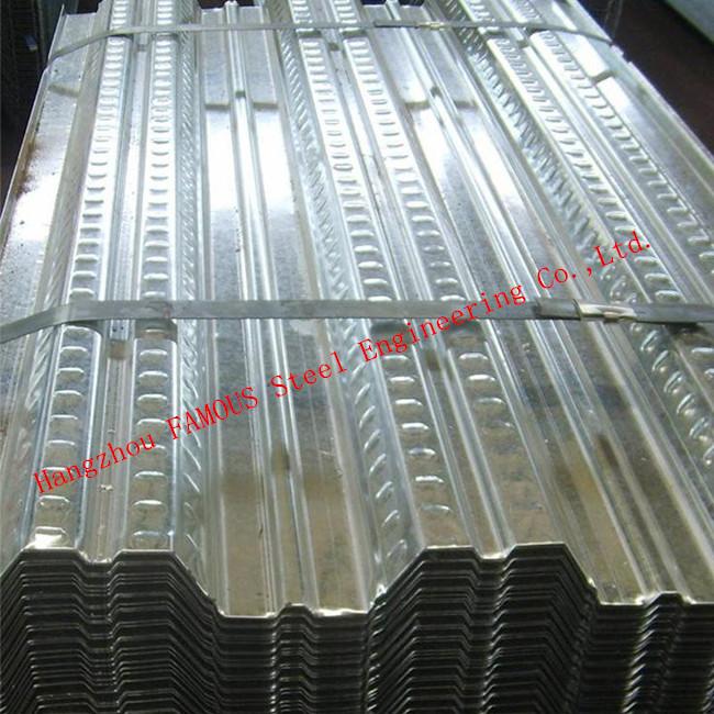 1.2mm Gauge Galvanized Steel Decking Formwork installation example