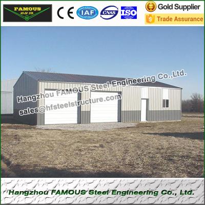 Cina Tettoie d'acciaio industriali prefabbricate dell'acciaio delle costruzioni e garage d'acciaio in vendita