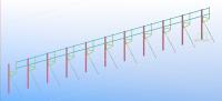 China Snap In Self Locking Steel Bracing System for ICF Walls - 3000mm Length, 30kg Weight for sale