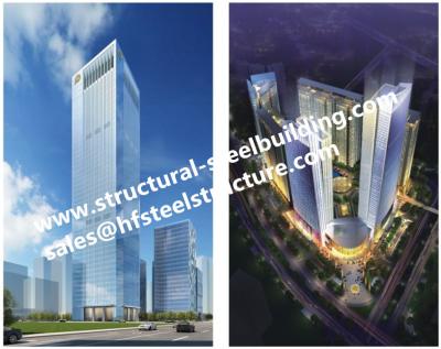 China Q345B Multi-storey steel prefab buildings For Residential Hotel And Office Fabricated Contractors for sale