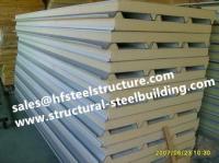 China Sandwich Pu Polyurethane Insulated Cold Room Panel Width 950mm / Cold Storage Panels for sale