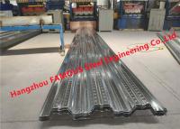 China Galvanized Steel Floor Deck Formwork System 0.6-1.5mm Thickness 200-1100mm Width Composite Slab Construction for sale