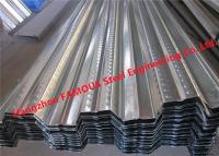 China Galvanized Steel Floor Deck Formwork System 0.6-1.5mm Thickness 200-1100mm Width Composite Slab Construction for sale