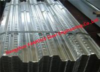 China Galvanized Steel Floor Deck Formwork System 0.6-1.5mm Thickness 200-1100mm Width Composite Slab Construction for sale