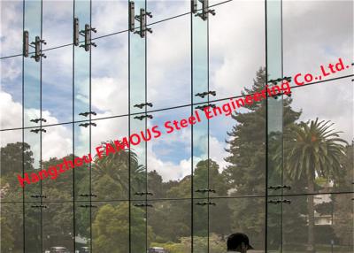 China Aluminum Steel Structure Glass Curtain Wall Point Fixed Glazed Spider Buildings for sale