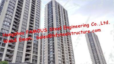 China Prefab Modular Architecture Multi Storey Steel Frame Buildings Apartment Project for sale