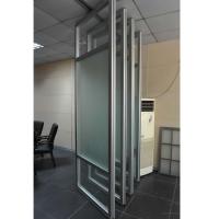 China Rectangle Glass Partition Wall  Easy Installation With High Transparency for sale
