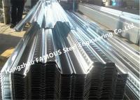 China Galvanized 1.2mm Steel Deck System for Composite Floor Construction - 600-1100mm Width, 30-140mm Height for sale