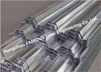 China Galvanized 1.2mm Steel Deck System for Composite Floor Construction - 600-1100mm Width, 30-140mm Height for sale
