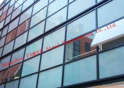 China Pared de cortina de cristal esmaltada ocultada de la fachada de la capa doble del capítulo pre - con la instalación del calor en venta