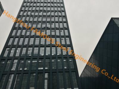 China Fertigstahlrahmen-mehrstöckiges Stahlgebäude/Stahlkonstruktion, die modernen Entwurf für Büro aufbaut zu verkaufen