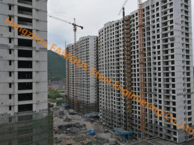 China Fertigstahlrahmen-mehrstöckiges Stahlgebäude/Stahlkonstruktion, die modernen Entwurf für Büro aufbaut zu verkaufen