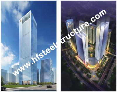 중국 관례에 의하여 조립식으로 만들어지는 산업 Q235의 Q345 강철 저장 다층 강철 건물 판매용