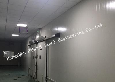 China PU Foam Sandwich Panel Modular Cold Room Panel For Meat And Fish Walk In Chiller for sale