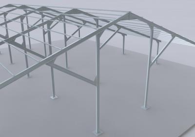 China Galvanized Industrial Steel Buildings Prefabricated With Various Building System for sale