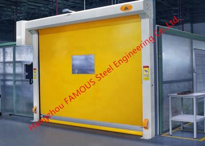 China Intelligent Automatic PVC Fabric Fast Speed Door Flexible Industrial Rolling Door for sale