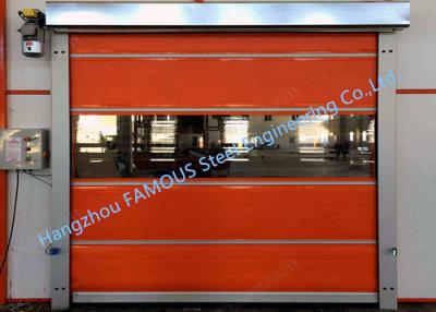 China Intelligent Automatic PVC Fabric Fast Speed Door Flexible Industrial Rolling Door for sale