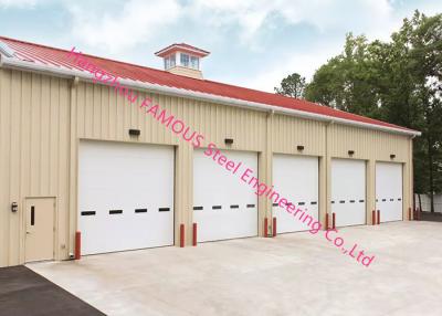 China Polyurethane Core Overhead Steel Door Fully Automatic Wind Resistant Industrial Lifting Door for sale