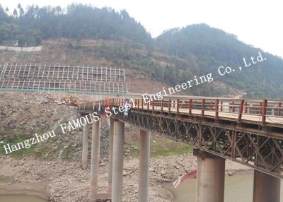 China Customized Design Prefabricated Steel Structure Bailey Bridge Construction Long Span for sale