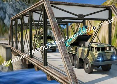 China Easy Installation Temporary Steel Structure Bailey Bridge Military Application for sale