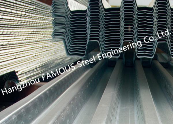 Corrugated Metal Floor Decking Formwork For Multi Storey Building Commercial And Residential
