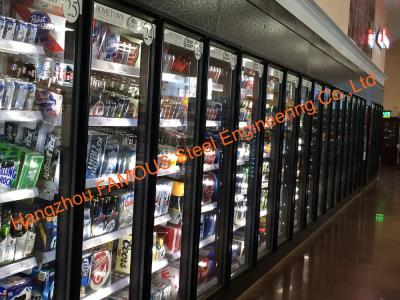 China Supermarket Multideck Heated Glass Door For Cold Room / Refrigerator Parts / Freezer for sale