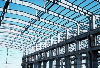 Q345 Pre Engineered Light Weight Metal Industrial Steel Buildings / Workshop