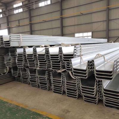 China Steel Sheet Pile U Type SY295/SY390 Sheet Pile 6m 9m 12m Customized Length for sale