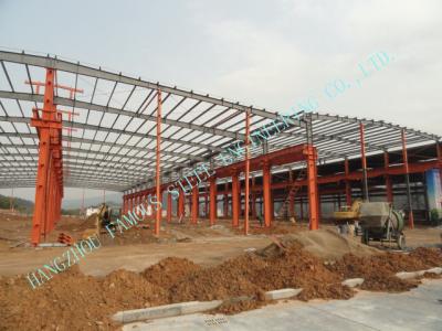 China Pre Engineered Frame Industrial Steel Buildings 60' X 90' High Strength Bolts for sale