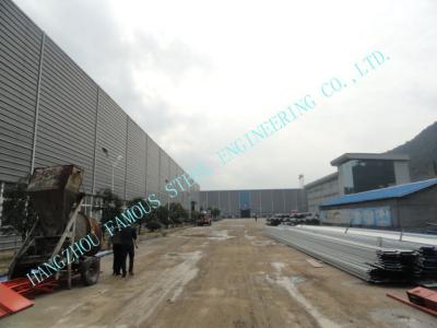 China Licht ASTM 65 x 95 Fertig-gebäude Multipan industrielle Stahlmit zusammengesetzten Brettern zu verkaufen