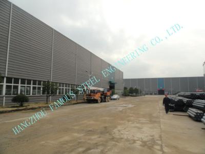 China EU Prefab 70 X 95 Steel Framed Buildings , Industrial Warehouse Craft Sheets for sale
