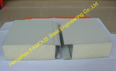 China Light Weight Construction EPS Sandwich Panels Roofing For Cold Room for sale
