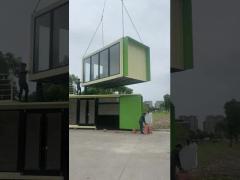 Bekende pre-engineered gebouw praktische 20ft container huis voor woonhuis