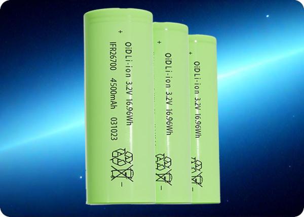 Quality 13.5A 26700 Battery 3.2V 4500mAh Battery 1500 Cycles IFR26700N45A for sale
