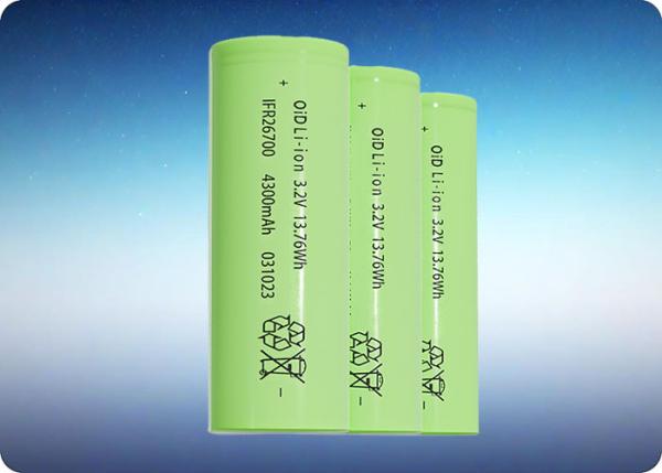 Quality 12.9A 3.2V 4300mAh Battery 26700 Electric Motorcycle Battery 1500 Cycles for sale