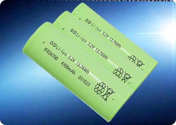 Quality 12.9A 3.2V 4300mAh Battery 26700 Electric Motorcycle Battery 1500 Cycles for sale