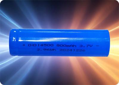 China Long Cycle Life 14500 Battery Customized 3.7v 800mAh Lithium Battery for sale