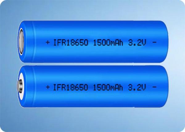 Quality High Discharge LiFePo4 18650 Battery 3.2V 1500mAh Rechargeable Battery CE With 2000 Cycle Life for sale
