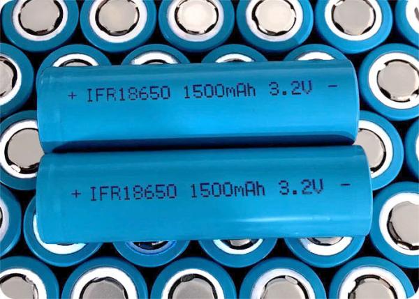 Quality High Discharge LiFePo4 18650 Battery 3.2V 1500mAh Rechargeable Battery CE With for sale