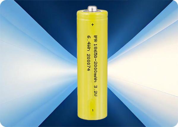 Quality 6A Discharge LiFePo4 Battery 3.2V 18650 2000mAh Rechargeable Battery for sale