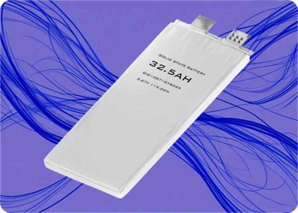 Quality 3.67V 32.5Ah Solid State Battery 3C Discharge High Energy Density Battery for sale