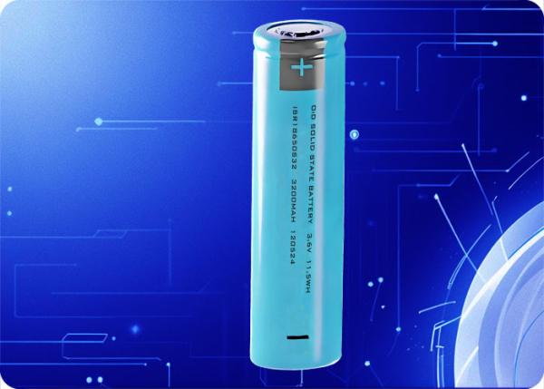 Quality 3.6V 3.2Ah Solid State Battery 10000 Cycles Cylindrical Cell Battery 5C Discharge for sale