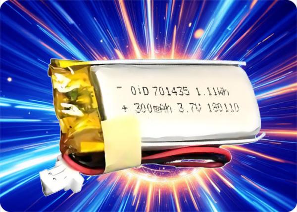 Quality Pet Device Lithium Ion Battery 1C 3.7V 310 Mah Battery 500 Cycles for sale