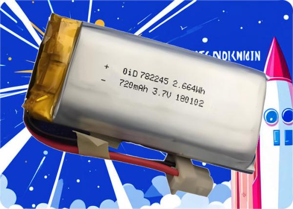 3.7V 750mah Battery Pet 5c Lithium Battery Customized 500 Cycles